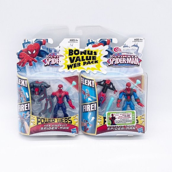 Marvel | Toys | Marvel Ultimate Spiderman Web Wingsuit Spiderman And ...